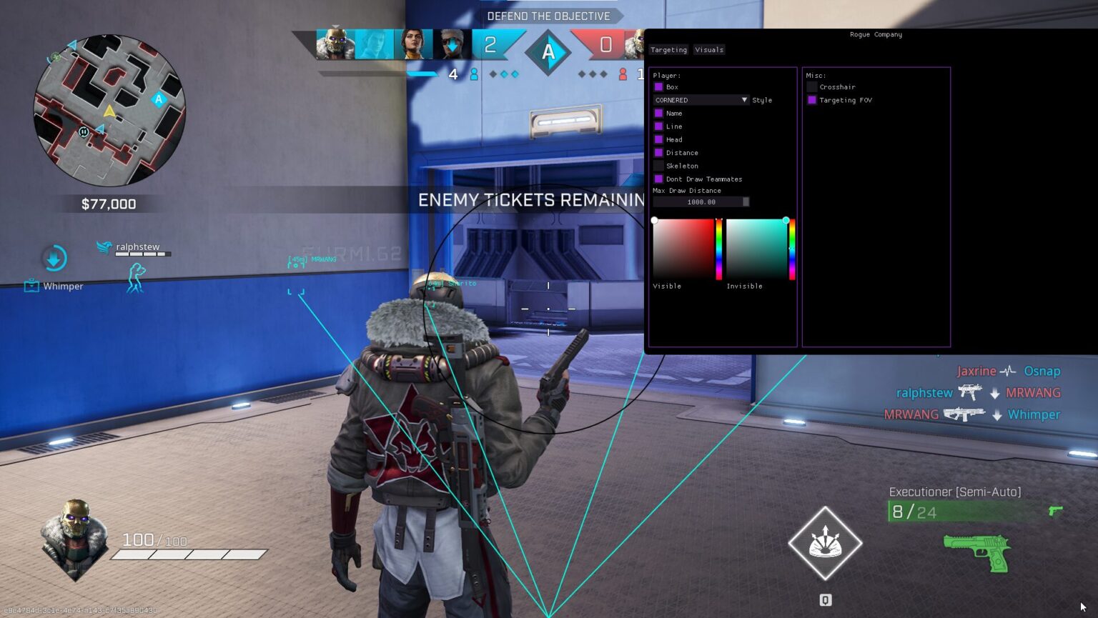 Rogue Company Cheats & Hacks: Aimbot, ESP & Wallhack